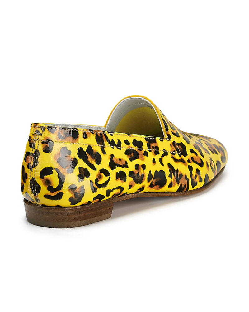 No.10 Leopard Patent Leather Flats - Ops & Ops