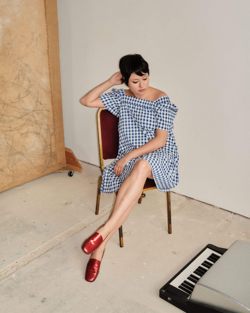 No.17 Ruby Leather Flats - Ops & Ops