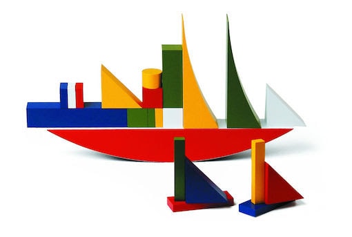 Alma Siedhoff-Buscher, Bauhaus blocks set, 22 parts - Ops & Ops